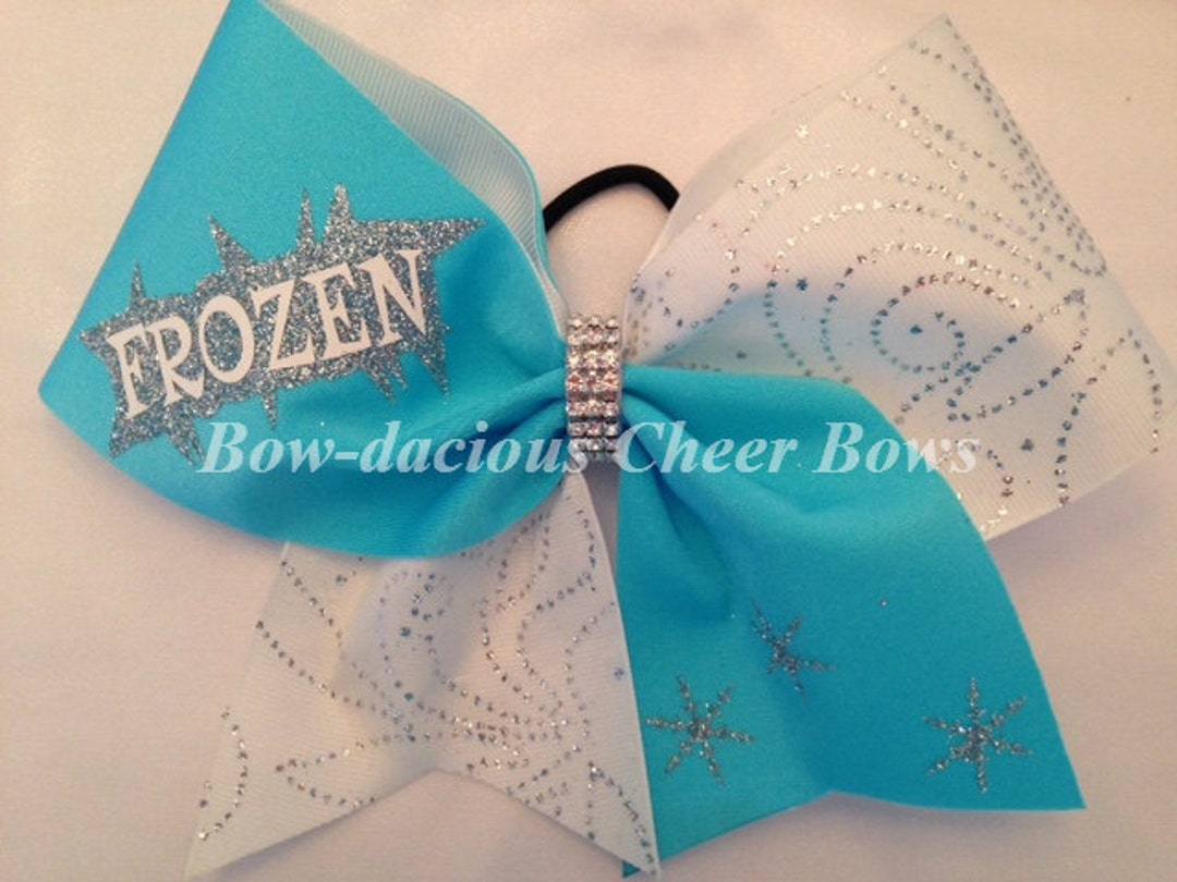 Disney "frozen" Cheer Bow - Etsy