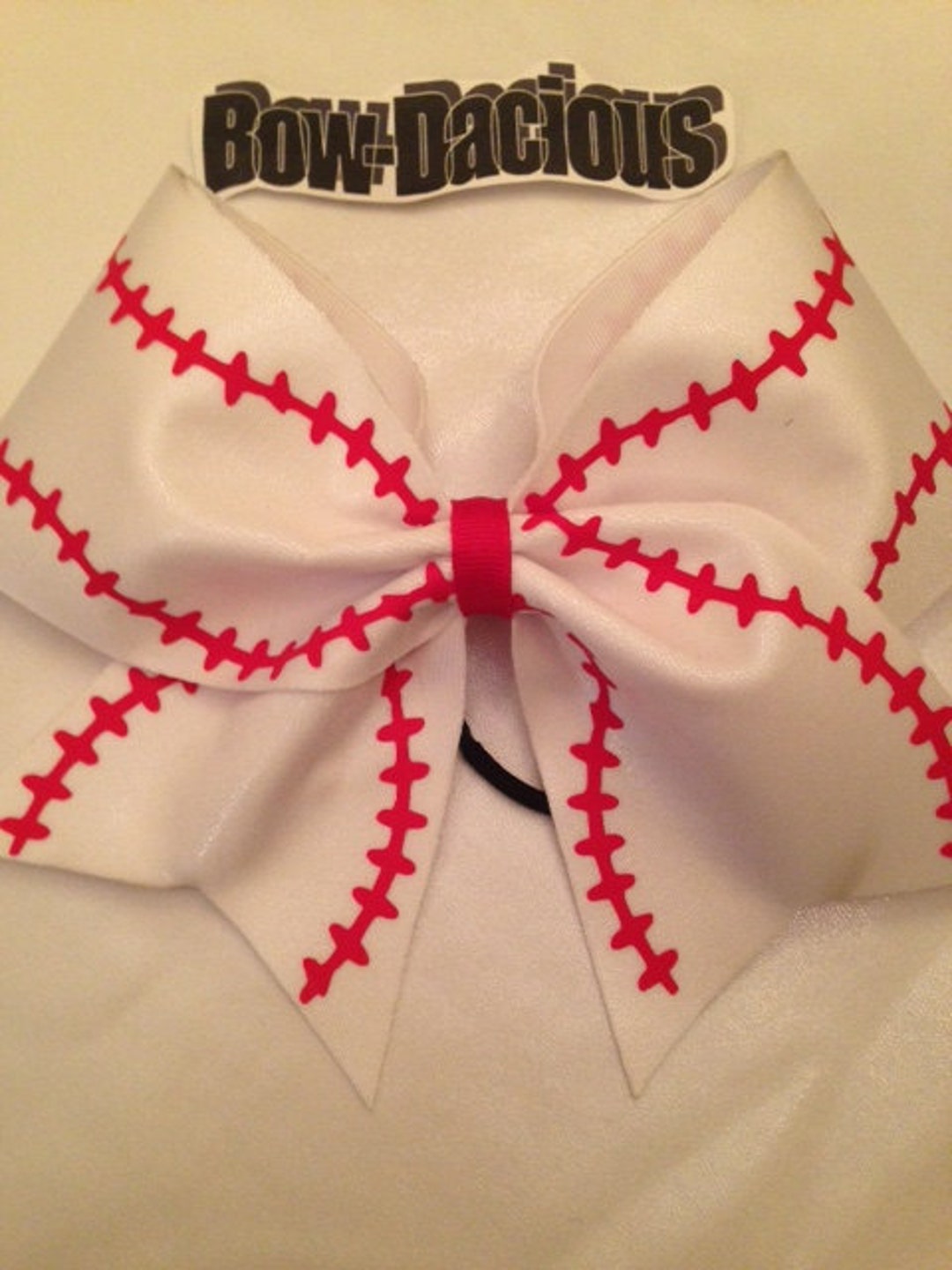 Softball/baseball Hair Bow - Etsy