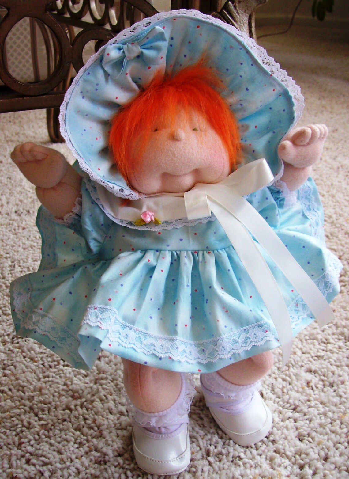 Dinky Baby Pattern 071 - Dress & Bonnet - 11-14 Inch Dolls - PDF ...