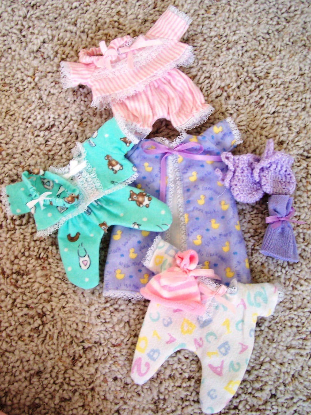 Dinky Baby Pattern 004 - Layette for 6 Inch Doll - PDF Pattern ...