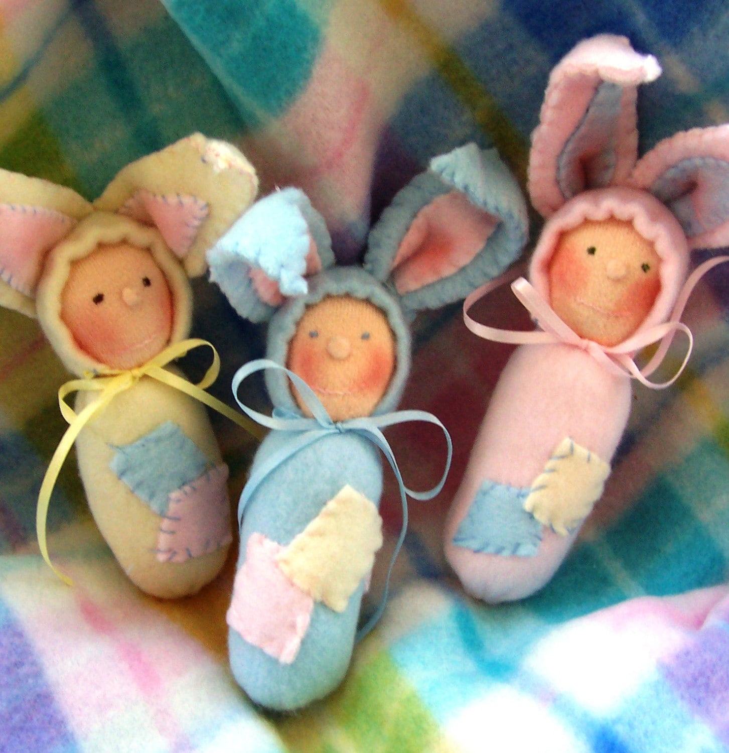 Dinky Baby Pattern 033 - Pocket Bunnies - 5 Inch Dolls - PDF Pattern ...