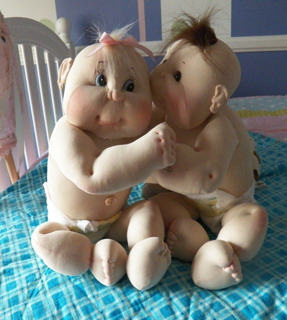 Dinky Baby Pattern 300 - the Twins Brooklyn & Brody - 19 Inch Dolls ...