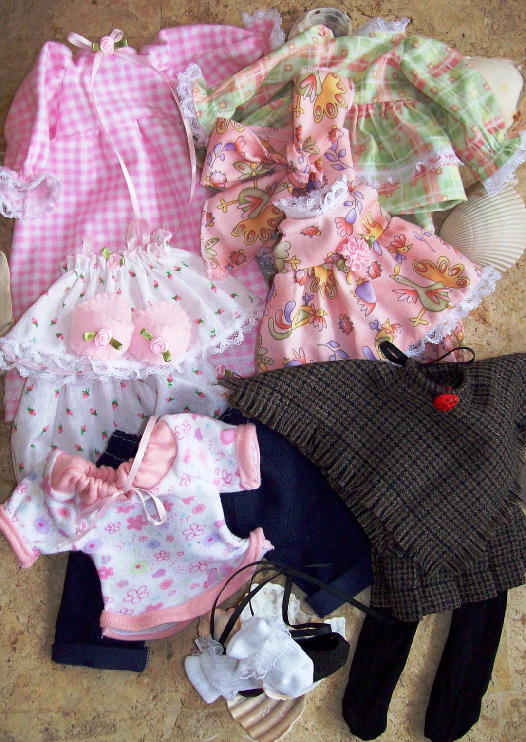 Dinky Baby Pattern 051 - Fantasy 4 Wardrobe - 10 Inch Dolls - PDF ...