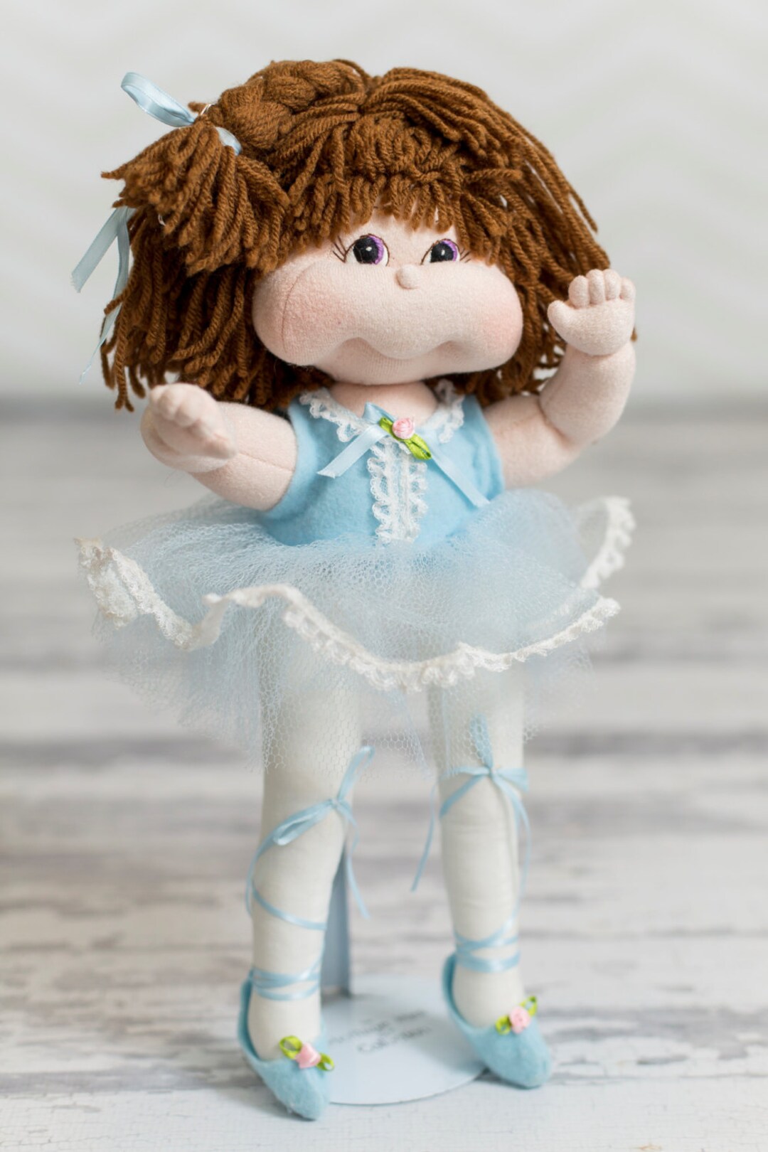 Dinky Baby Pattern 015 - Mophead the Mop Ballerina - 17 Inch Doll - PDF ...