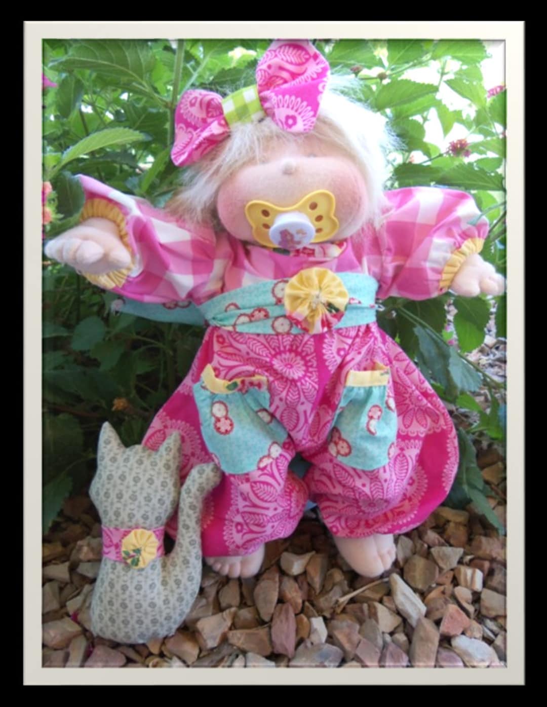 Dinky Baby Pattern 008 - My Sweet Baby Belle - 14 Inch Doll With Kitty ...