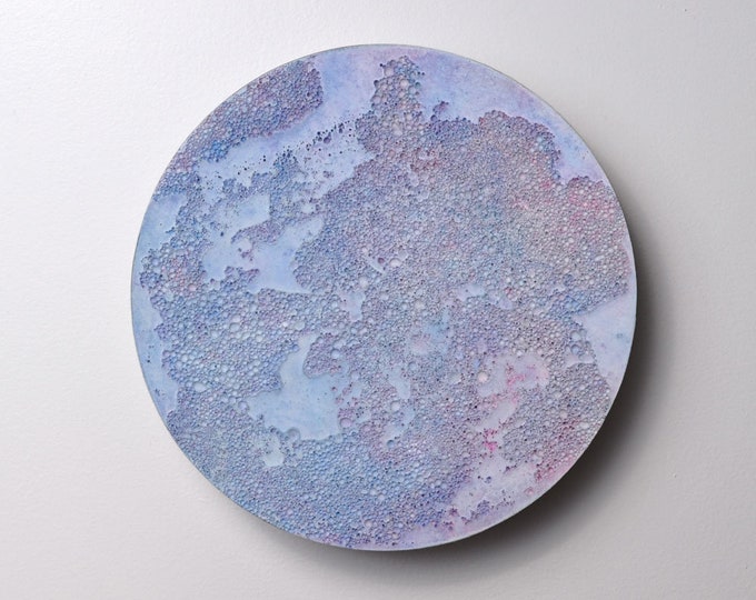 MOON 3D Disk 26 Wall Art Moon Texture Concrete Cement - Etsy