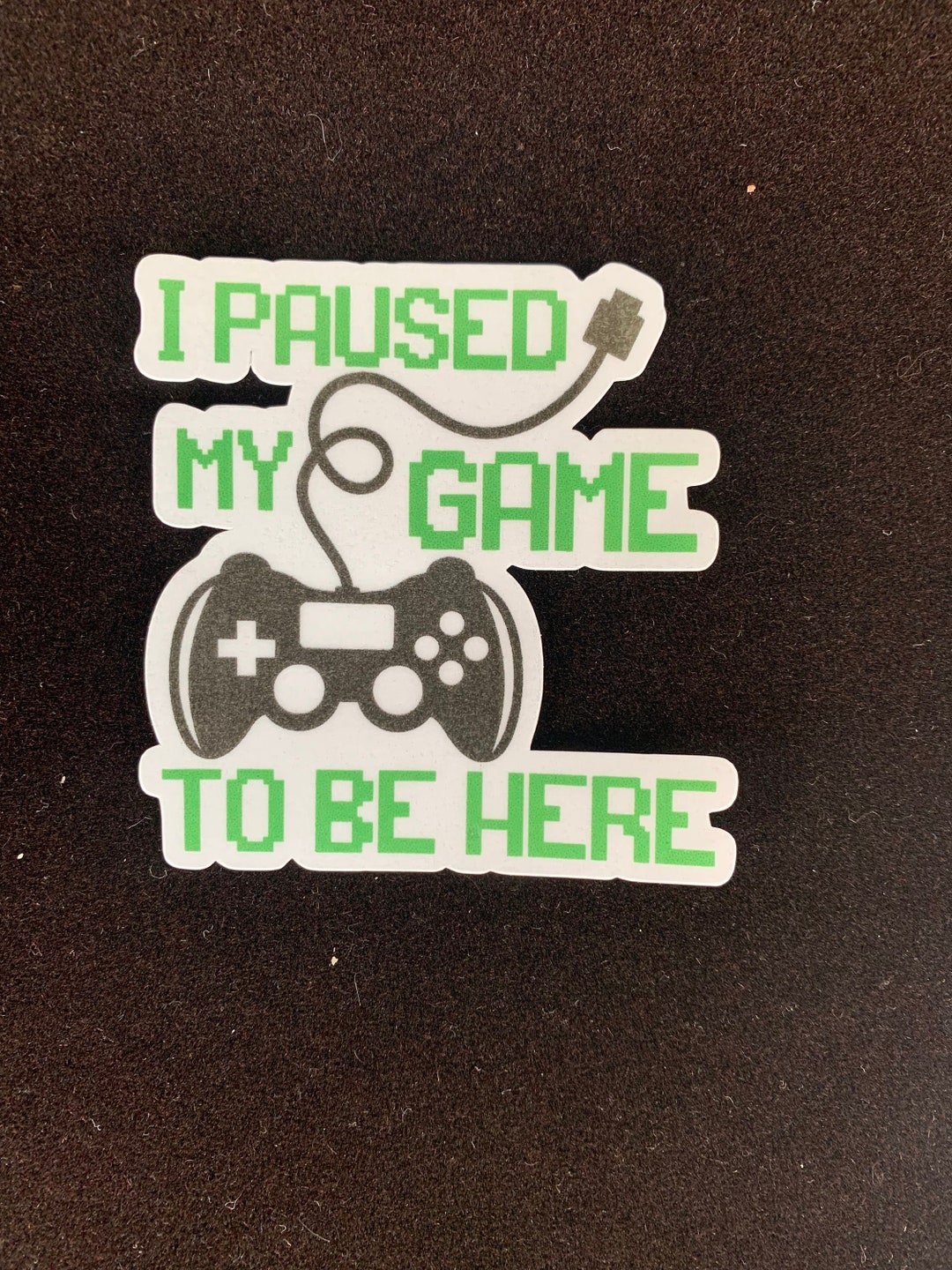 Funny Gamer Sticker, Aesthetic Sticker, Staying Home, Put on a Laptop ...