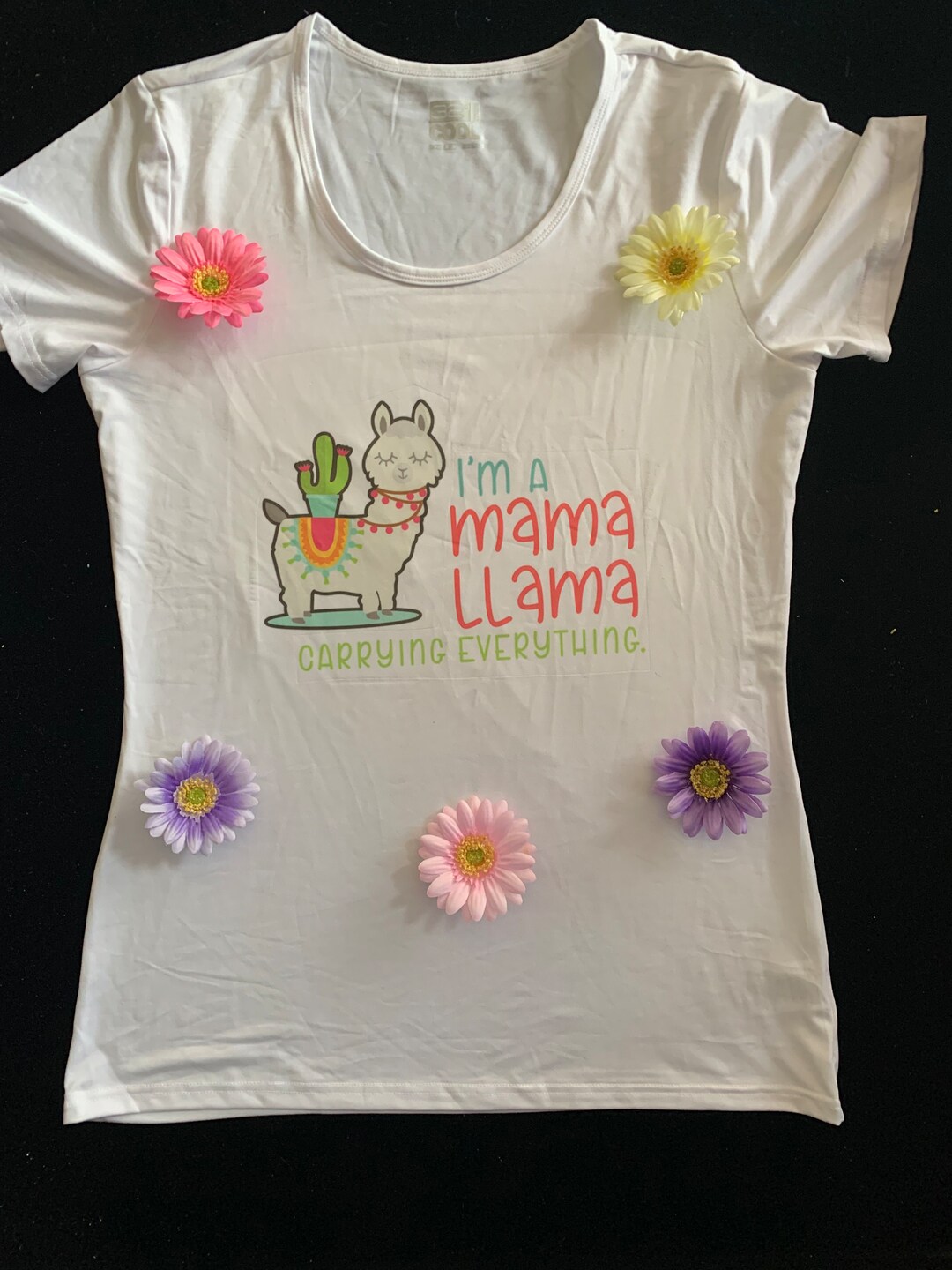 Mother's Day Gift, Mom Shirt. Mama Llama, Carrying All These Bags ...