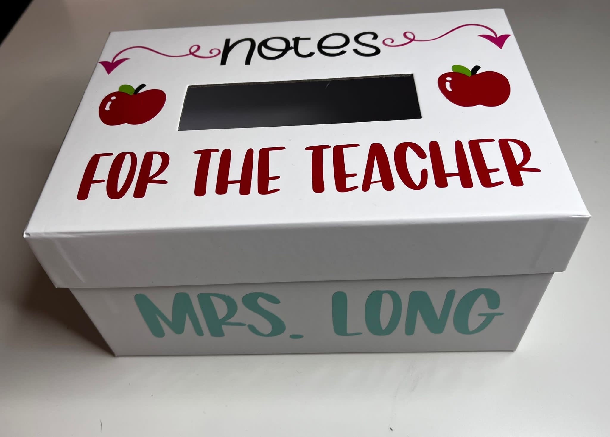 Notes for Teacher Mailbox Teacher Gift Teachers Name on - Etsy