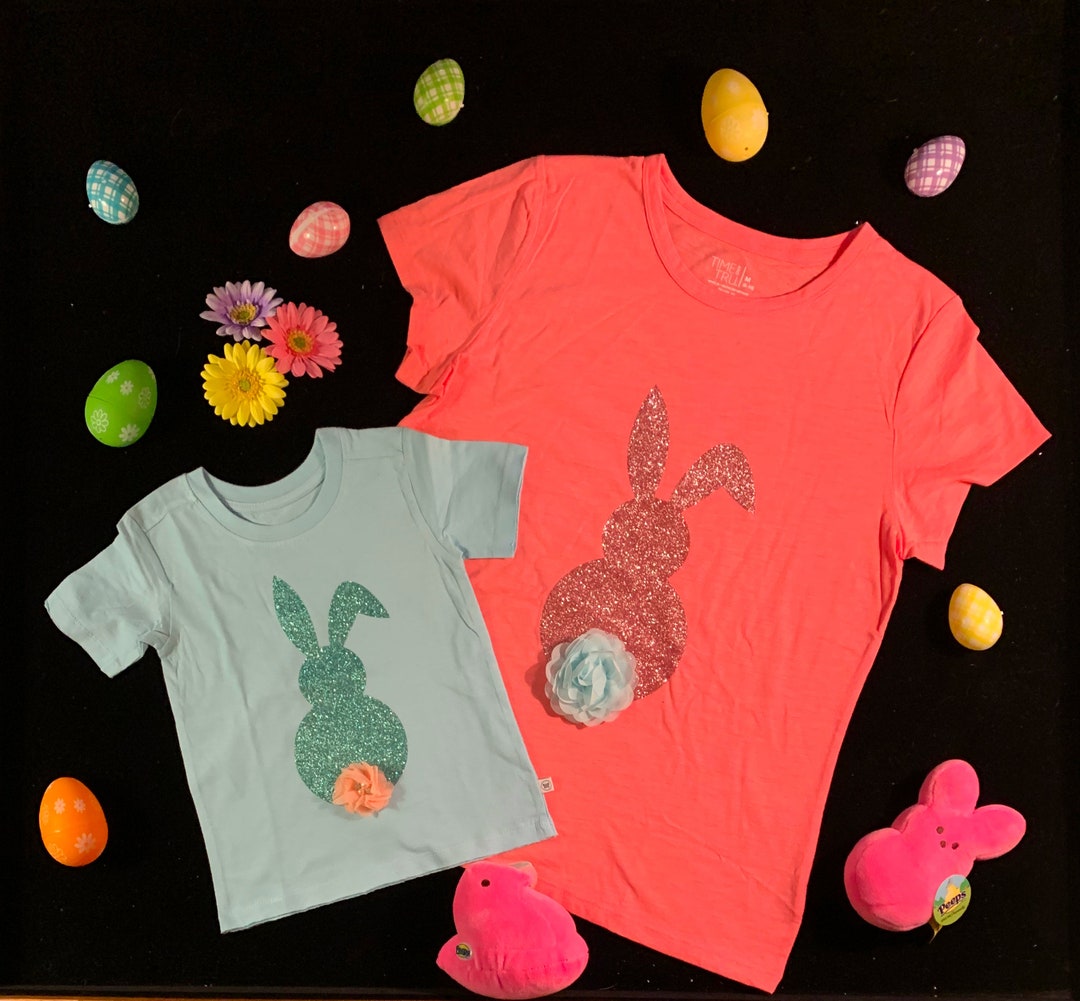 Easter Mommy and Daughter Matching Bunny Shirts - Etsy