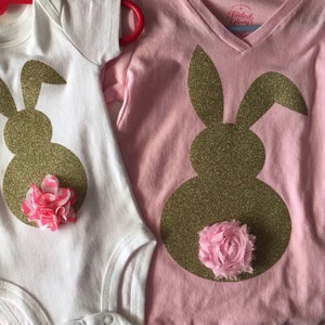 Easter Mommy and Daughter Matching Bunny Shirts - Etsy