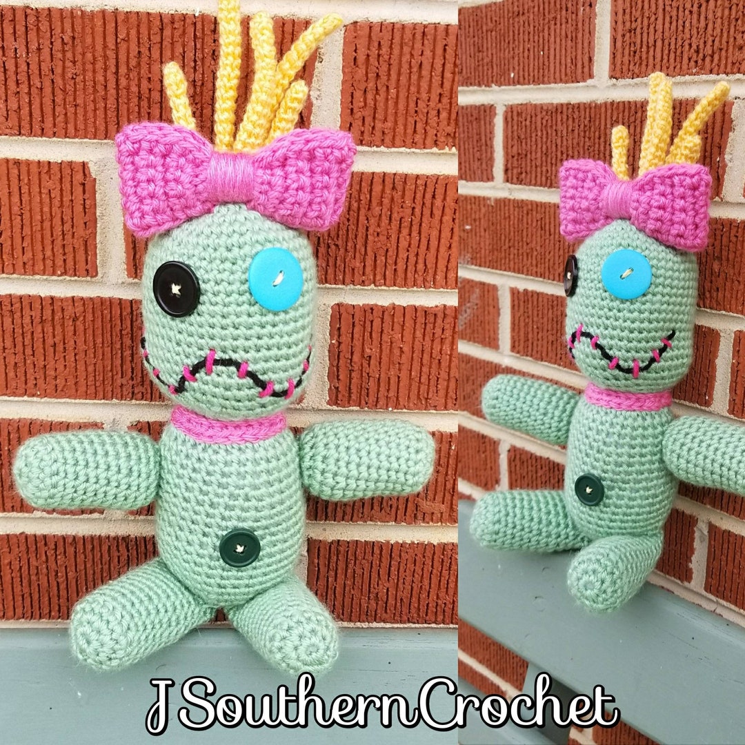 Scramp Voodoo Inspired Crochet Doll, Lilo and Stitch - Etsy