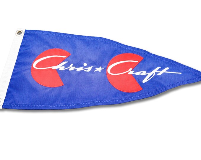 Chris Craft Boat Burgee Pennant Flag - Cruisers 1960 -1980's Nylon - Etsy