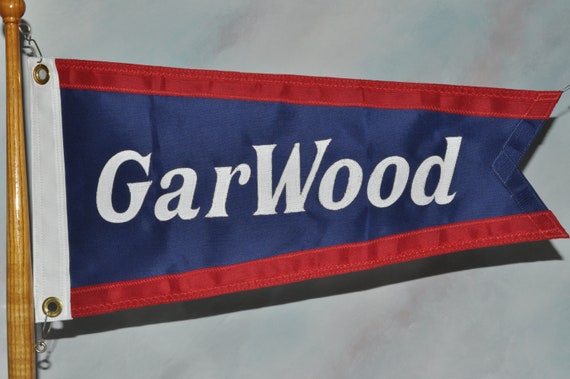 Gar Wood Burgee Pennant Flag Regular Size - Etsy