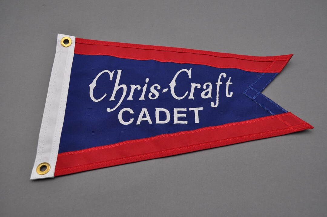 Chris Craft Cadet Burgee Pennant Flag 1927-1929 - Etsy