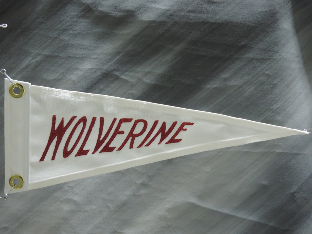 Wagemaker Wolverine Burgee Pennant Flag - Etsy
