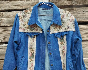 Denim Tapestry Jacket - Etsy