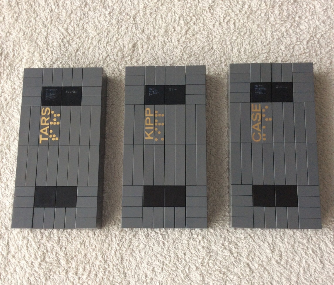 Interstellar Movie Robot Tars Case & Kipp Custom Figure Made - Etsy