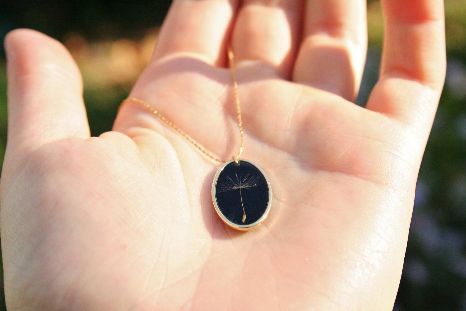 Real Dandelion Seeds Dandelion Necklace Resin Dandelion 3 | Etsy