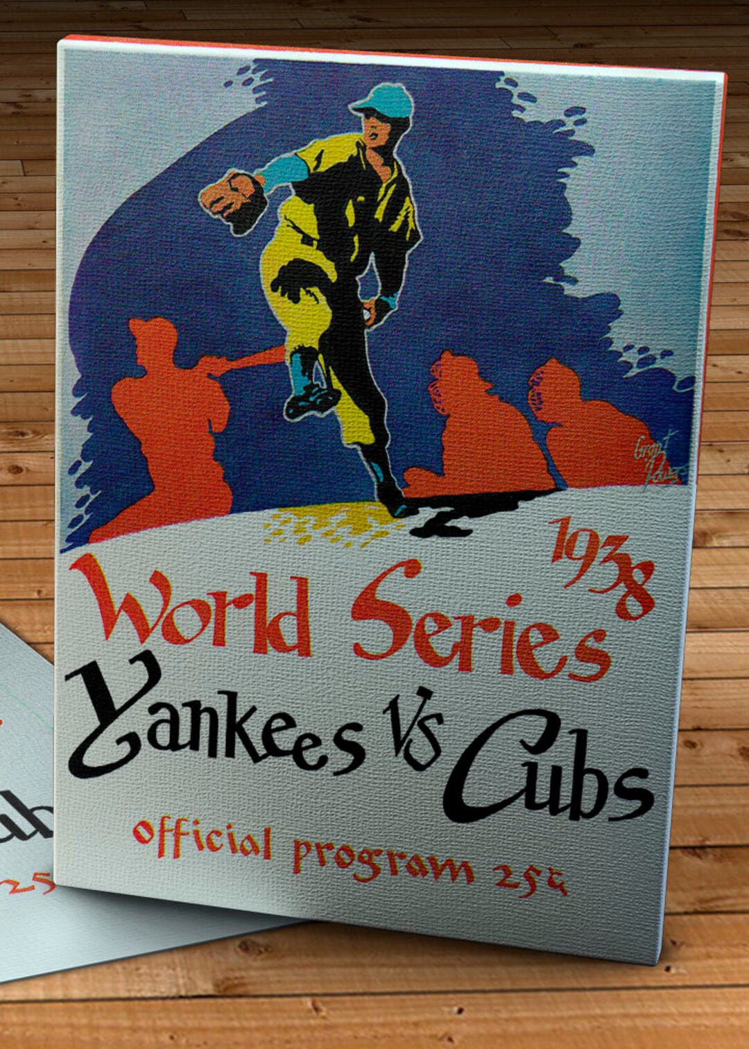 1938 Vintage New York Yankees - Chicago Cubs World Series Program ...