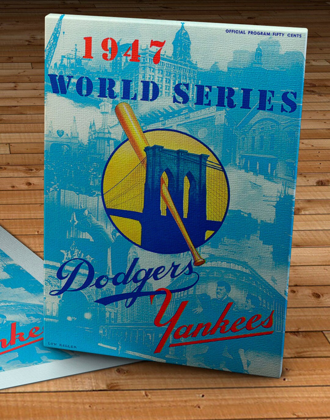 1947 Vintage New York Yankees - Brooklyn Dodgers - World Series Program ...