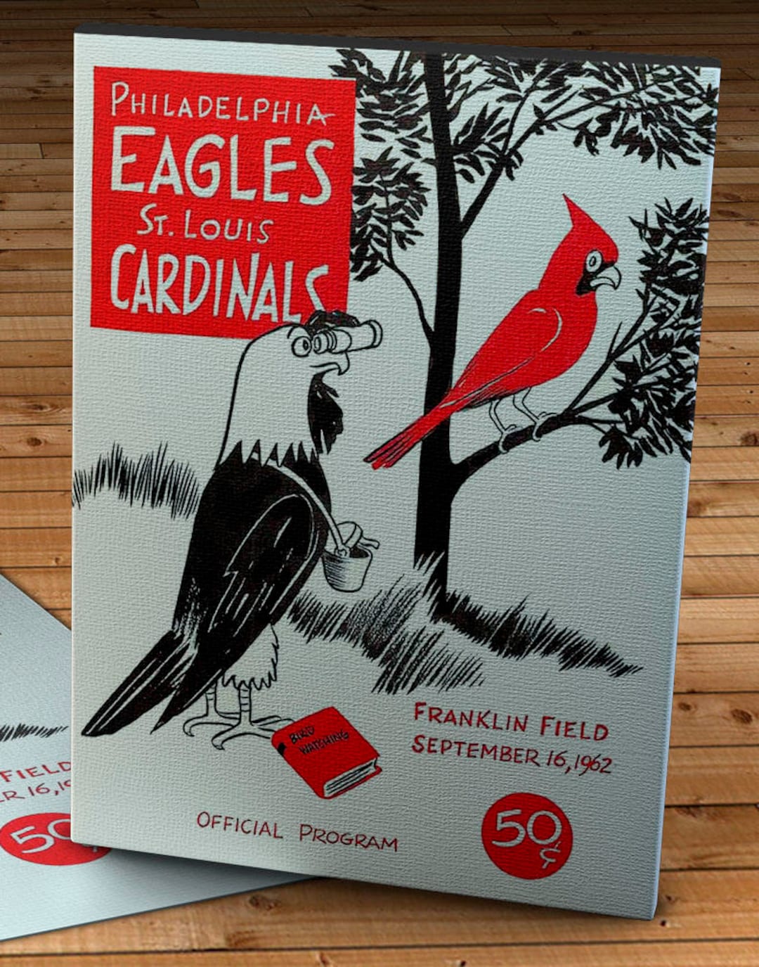 1962 Vintage Philadelphia Eagles - St Louis Cardinals Football Program ...