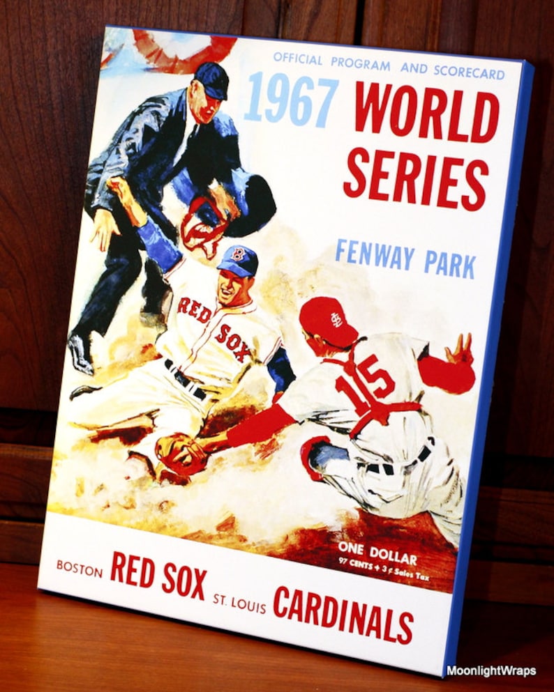 1967 Vintage Boston Red Sox - St. Louis Cardinals World Series Program ...