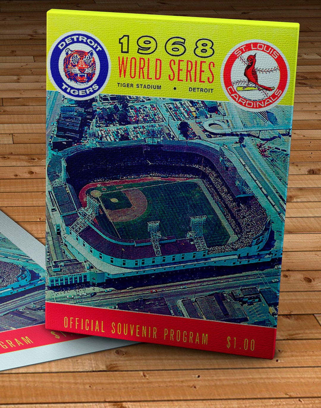 1968 Vintage Detroit Tigers - St. Louis Cardinals World Series Program ...