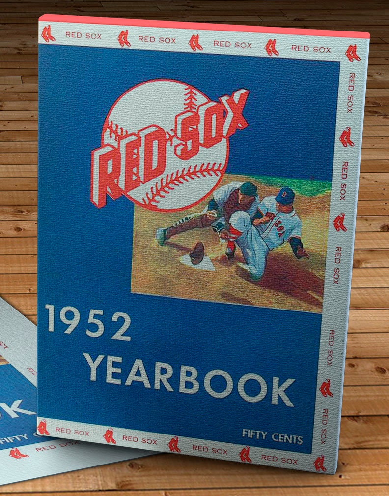 1952 Vintage Boston Red Sox Yearbook - Canvas Gallery Wrap 1952 Vintage Boston Red Sox Yearbook - Canvas Gallery Wrap