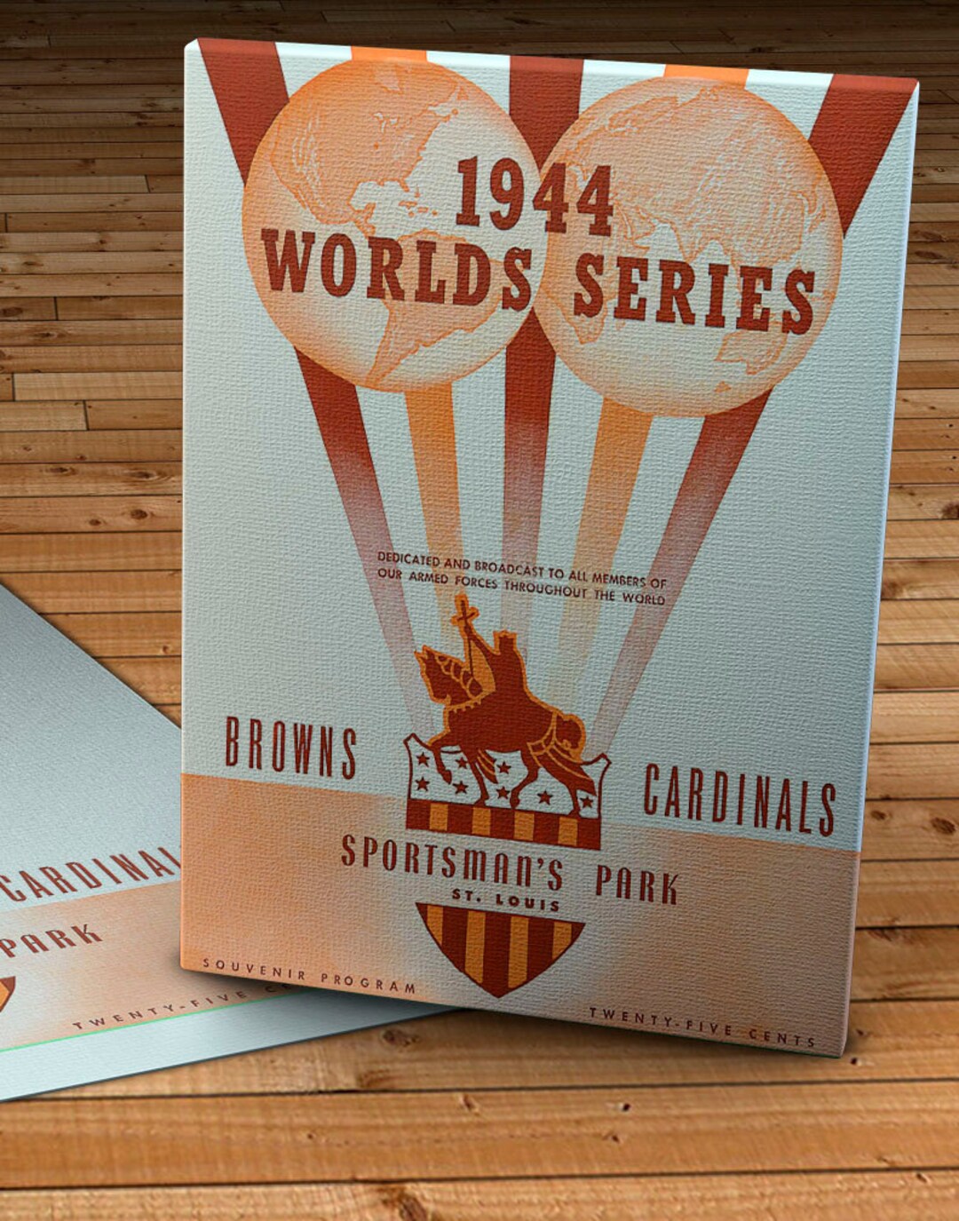 1944 Vintage St. Louis Cardinals - St. Louis Browns World Series ...