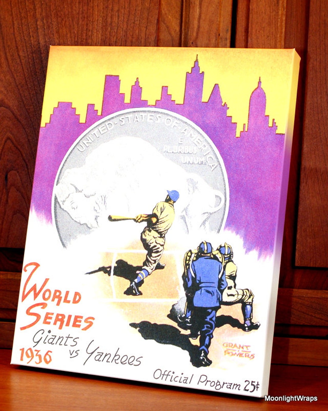 1936 Vintage New York Giants - New York Yankees World Series Program ...