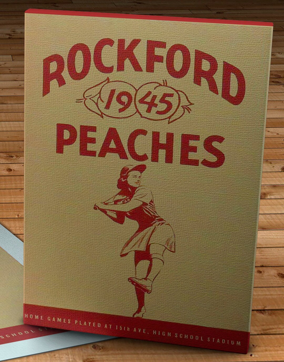 1945 Vintage Rockford Peaches Baseball Yearbook - All-american Girls ...