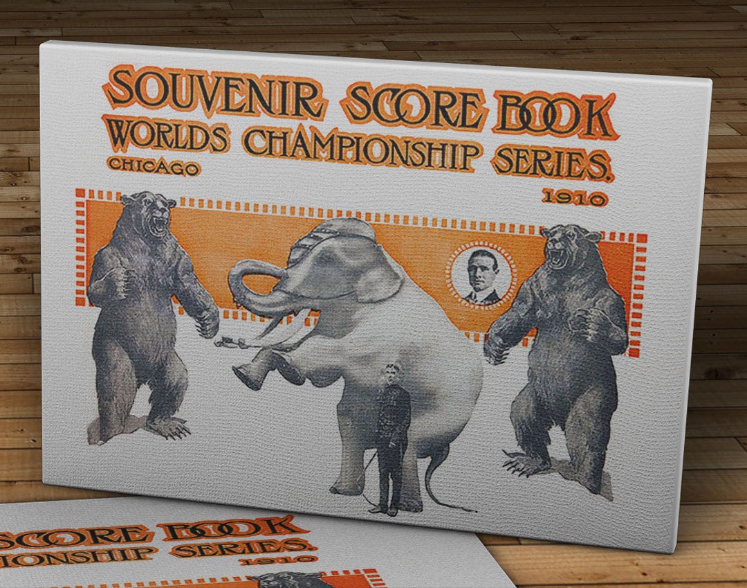 1910 Vintage Chicago Cubs - Philadelphia Athletics - World Series ...