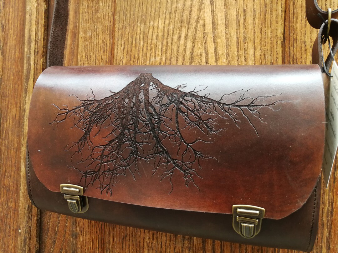 Petit sac en cuir, sac cuir, sac racines, sac roots, cuir tannage ...