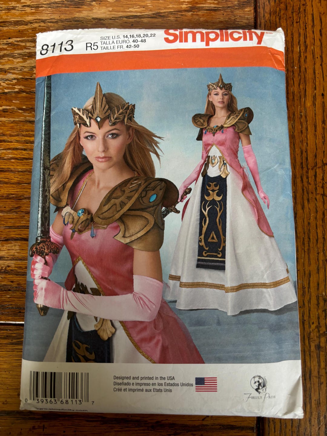 Simplicity 8133 Princess Zelda Costume Pattern - Etsy Canada