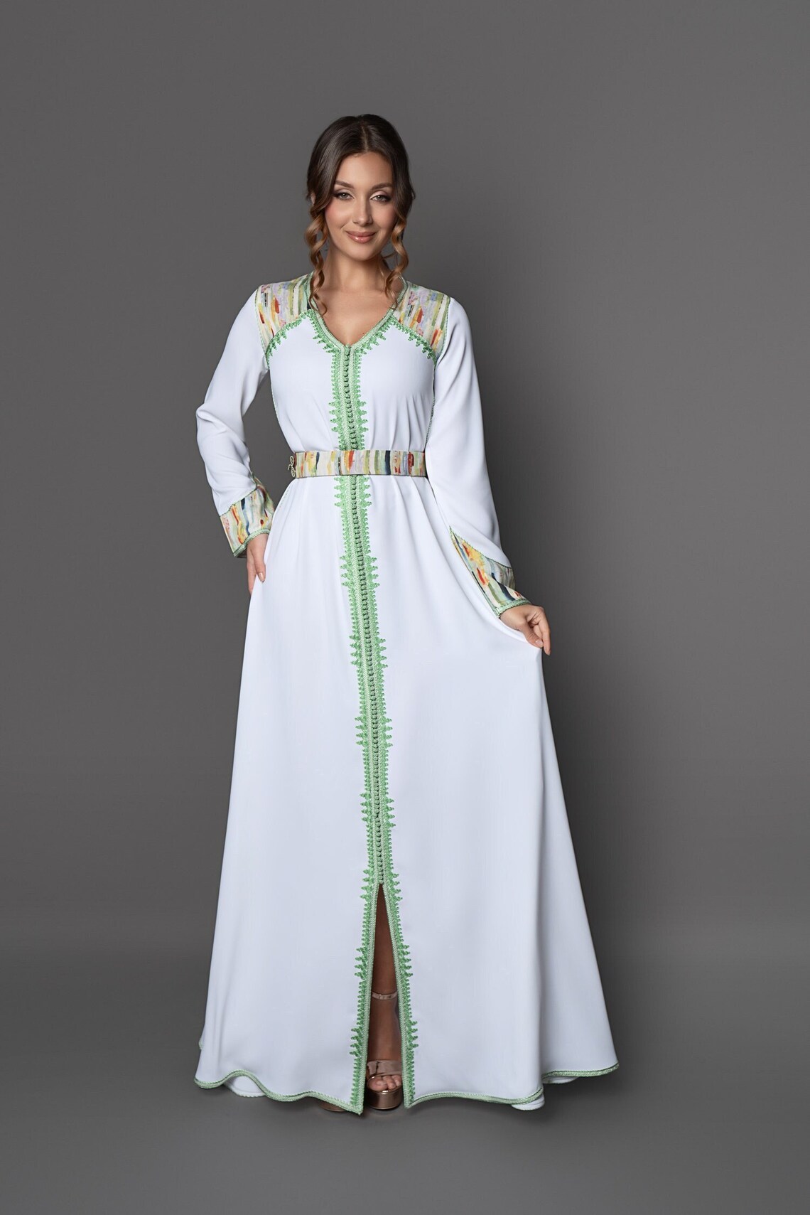 Refined Wedding Caftan Pipa by Mode Et Caftan - Etsy