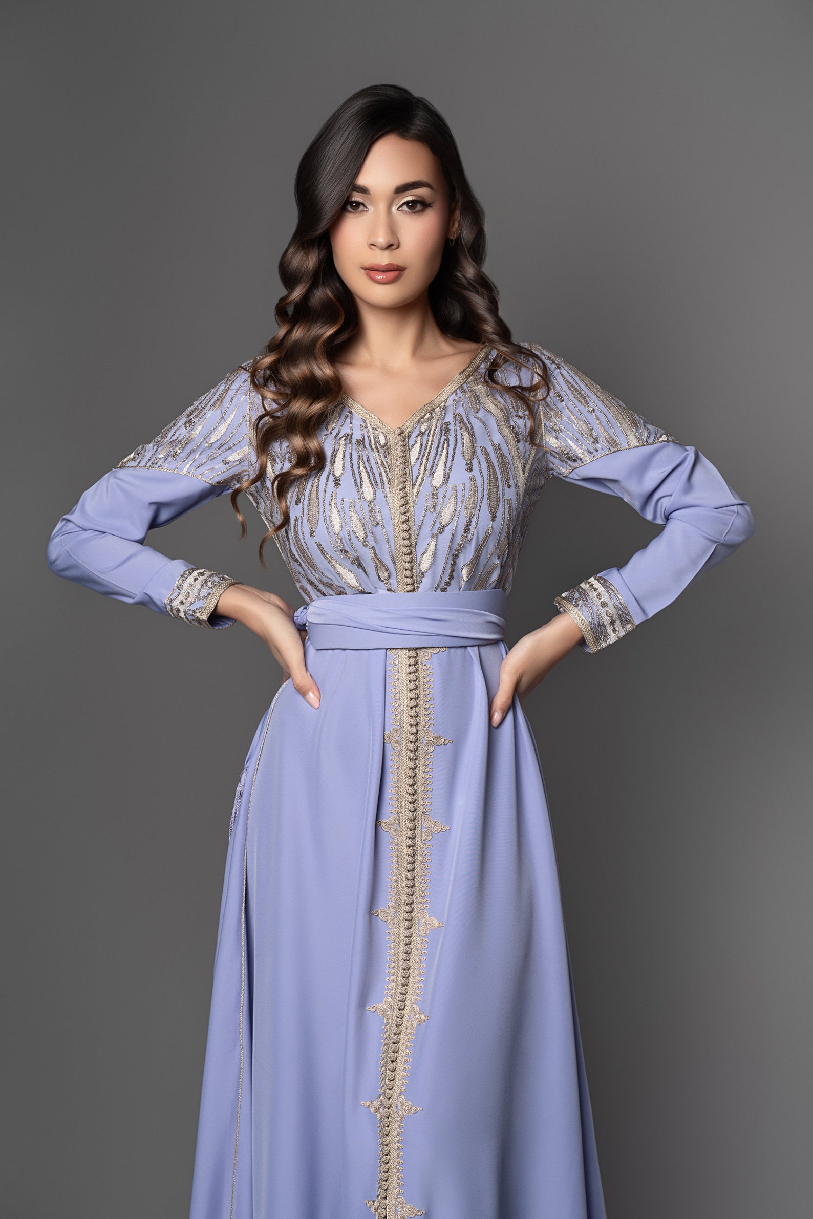 Chic and Colorful Missony Caftan by Mode Et Caftan - Etsy