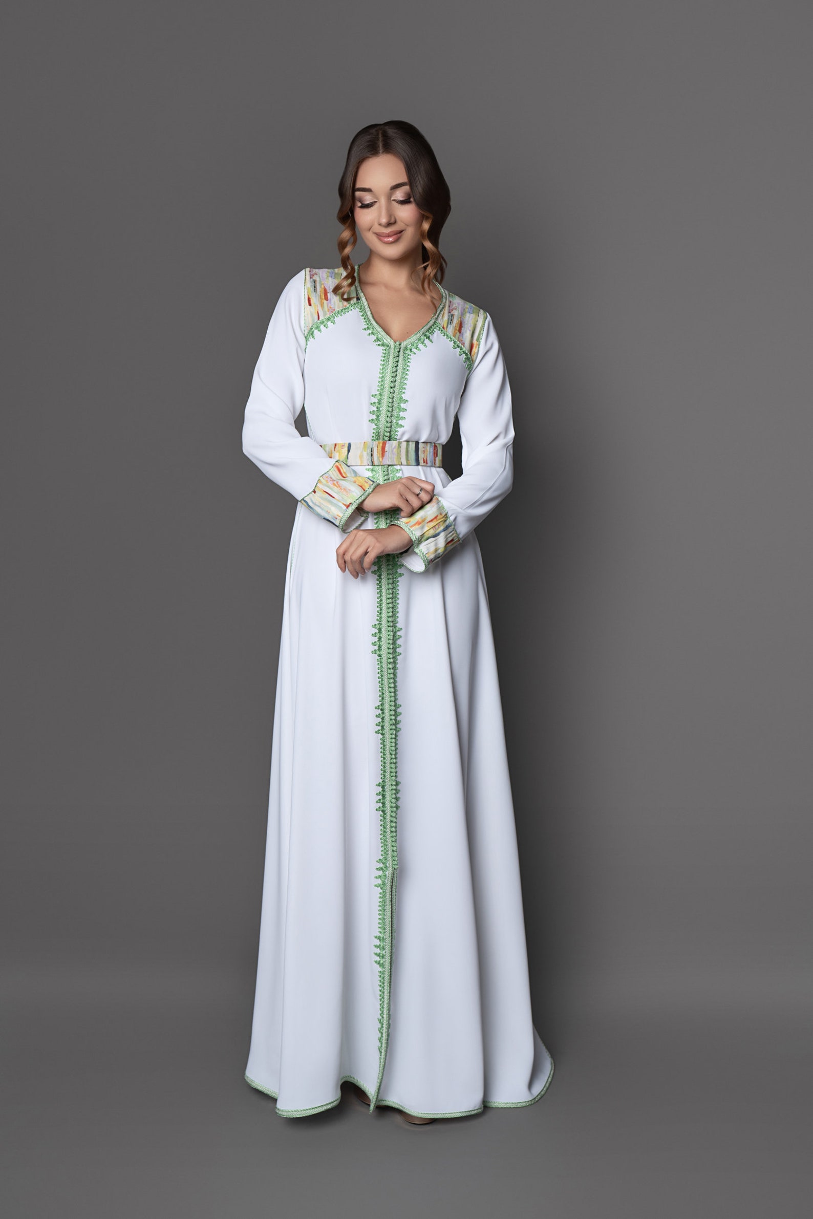 Refined Wedding Caftan Pipa by Mode Et Caftan - Etsy