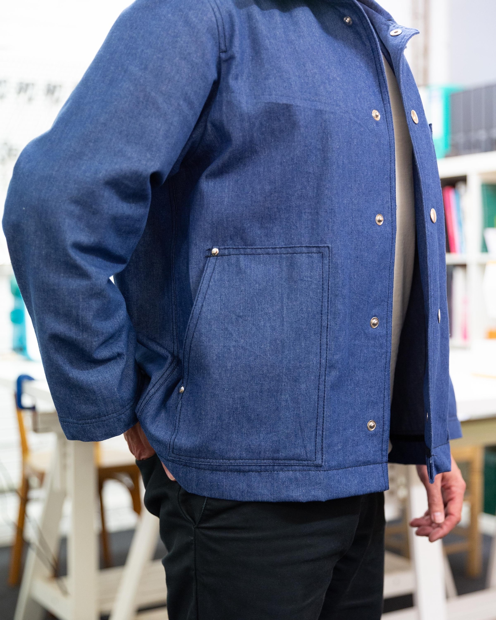 Unisex Worker Jacket Pattern | Menswear Pattern | Womenswear | Spring ...