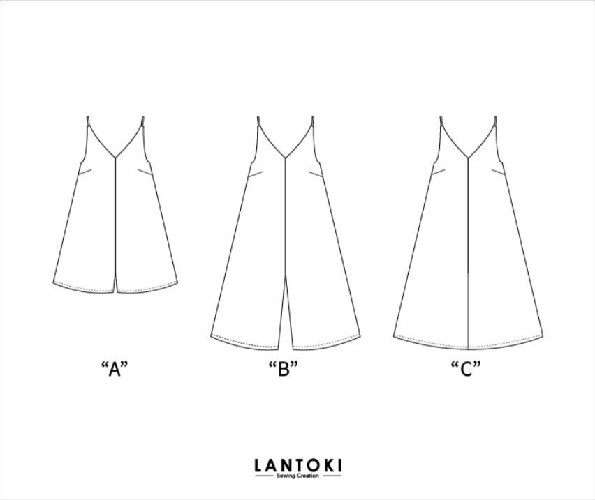 Sewing Pattern Jumpsuit Pattern DIY Pattern Tutorial | Etsy