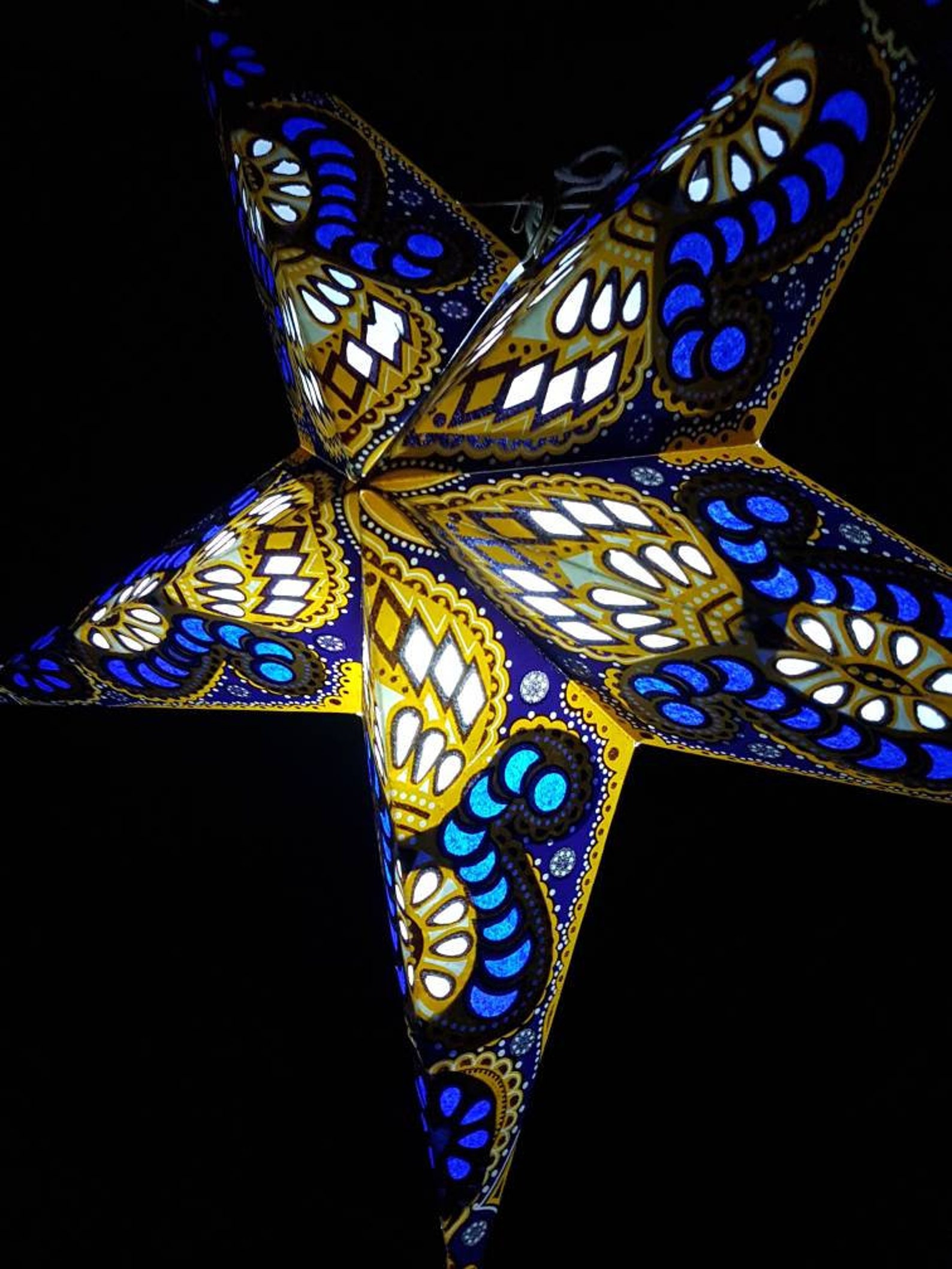 Handmade Star Paper Lantern - Etsy