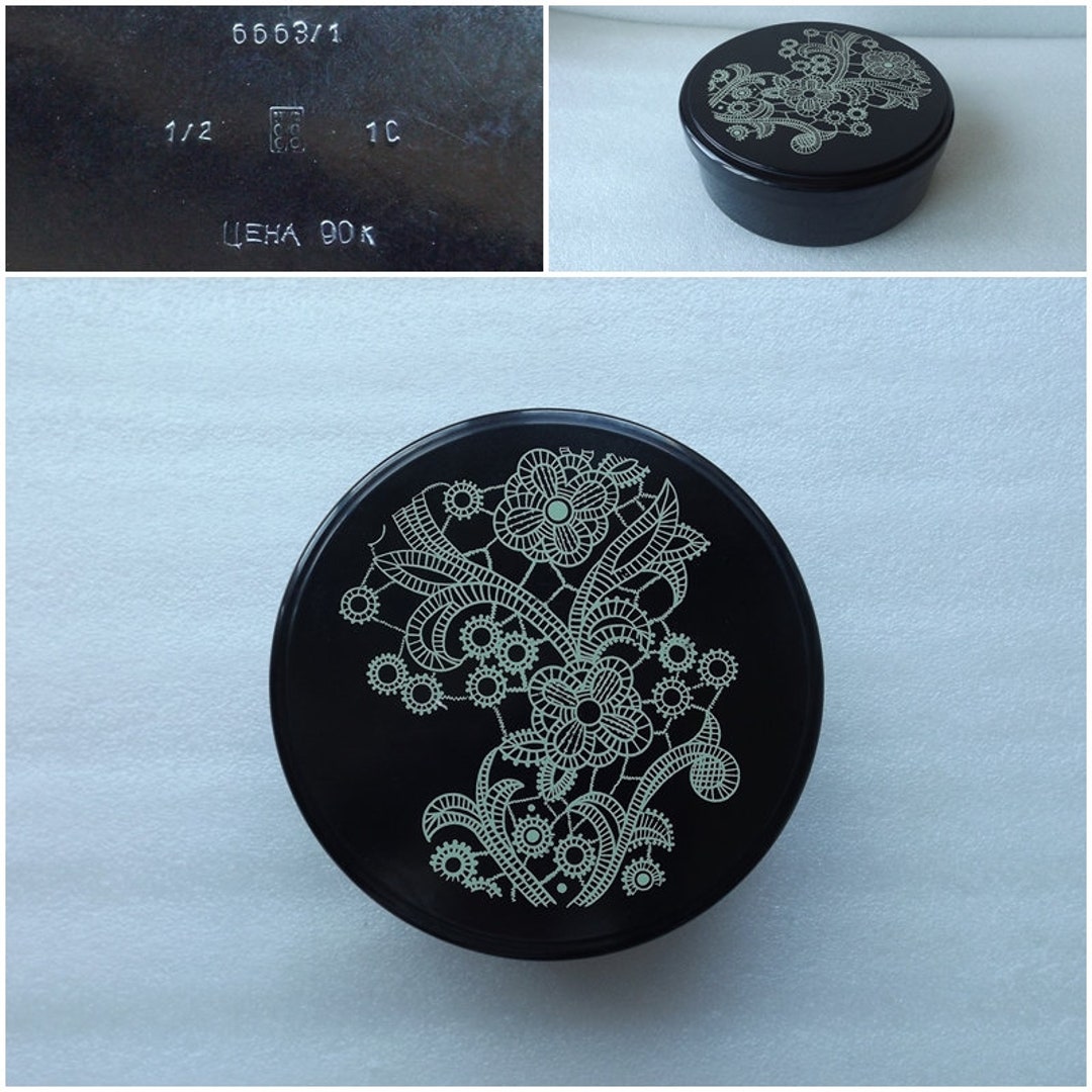 Vintage USSR Bakelite Box , Bakelite Round Box , FREE SHIPPING - Etsy