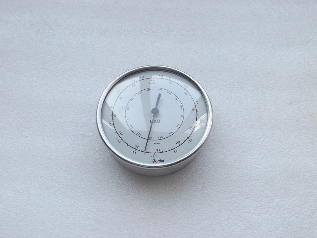Vintage Barometer Fischer MKD Made in Germany 70s, Free Shipping - Etsy