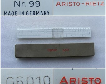 1960s Slide Rule - Etsy