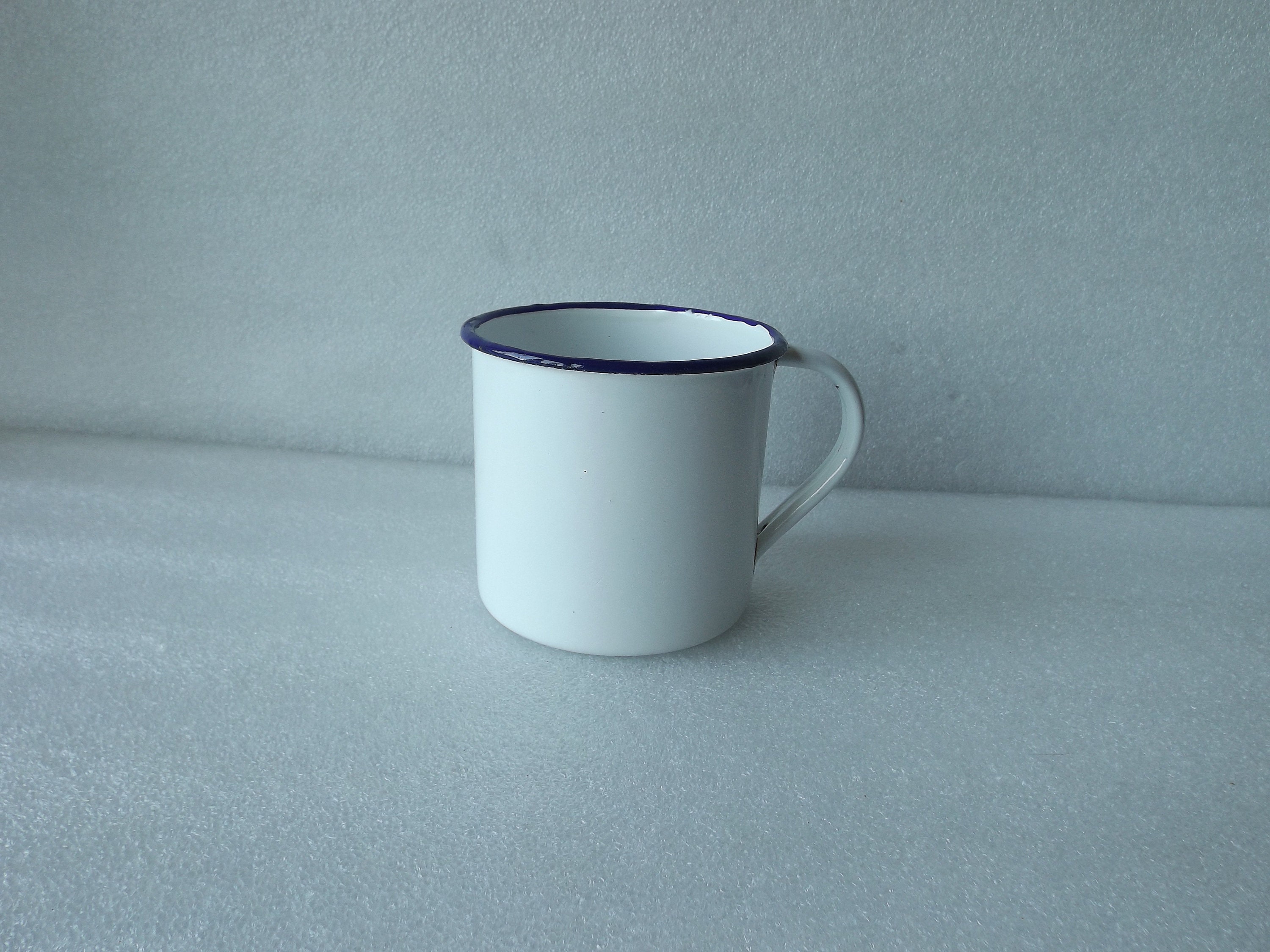 Vintage Enamel Cup - Etsy