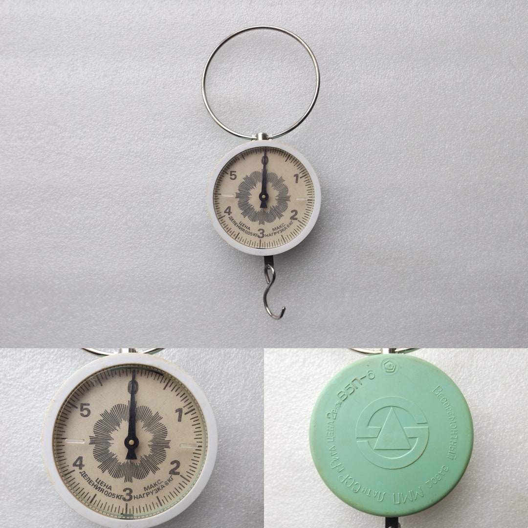 Vintage Scales Balance, Hand Held Scale, Spring Balance Scales With ...