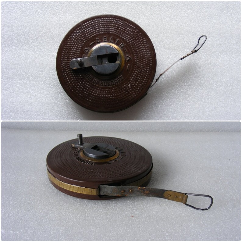 Tape Measure 50 Meters Measuring Tool Hungary Vintage 1970s | Etsy