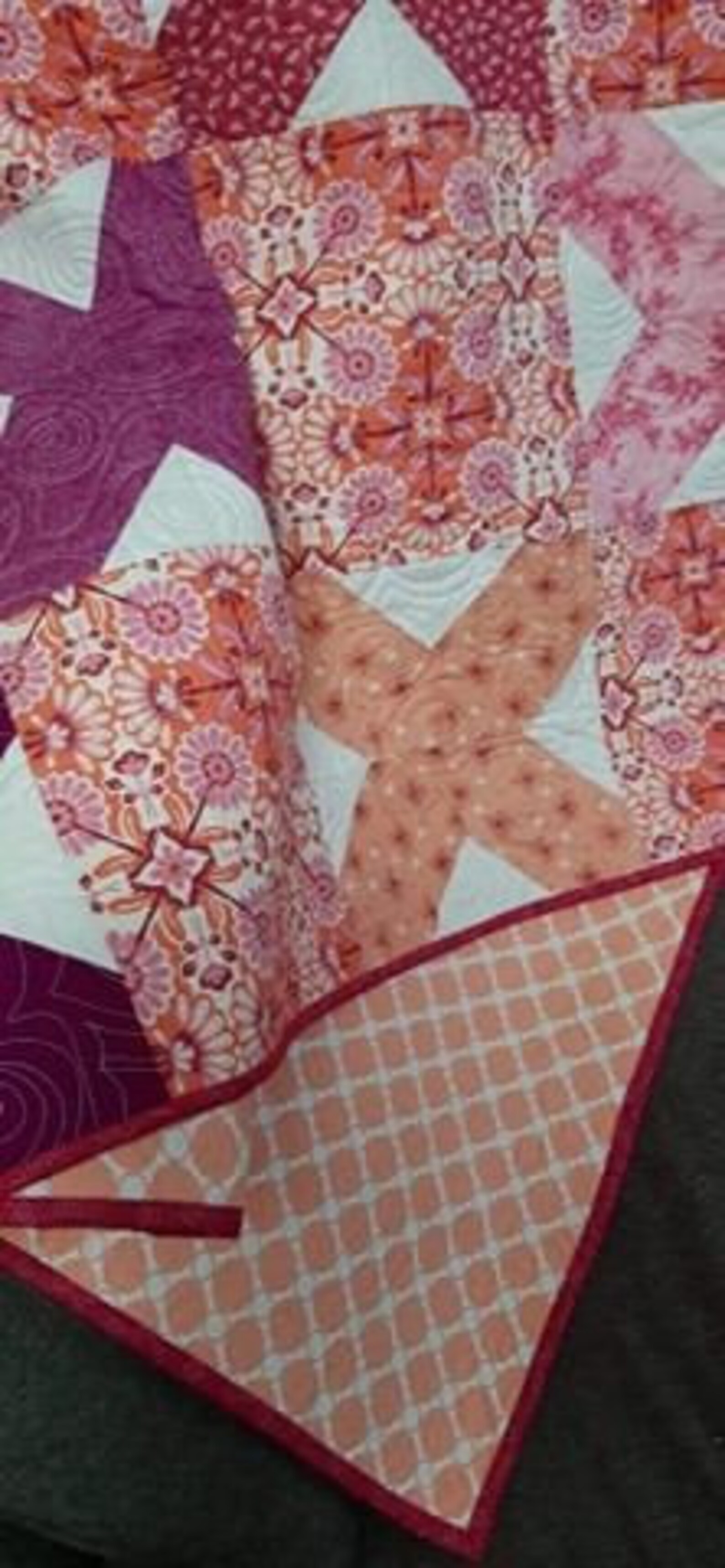 Cross Stitched Quilt Kit. Running Doe Quilts for Villa Rosa | Etsy