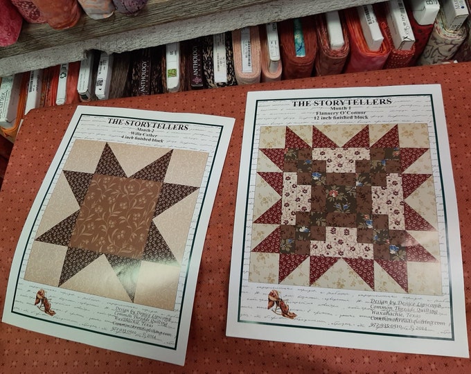 The Storytellers Quilting Fabric Patterns - Design by Denice Lipscomb ...