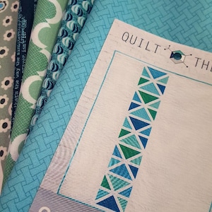Ocean Path Beaches Quilt Kit - Pattern by Quilt Therapy - Ocean Sun ...